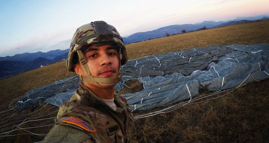 Former Army paratrooper lands at Kronos, celebrates community thanks to ...